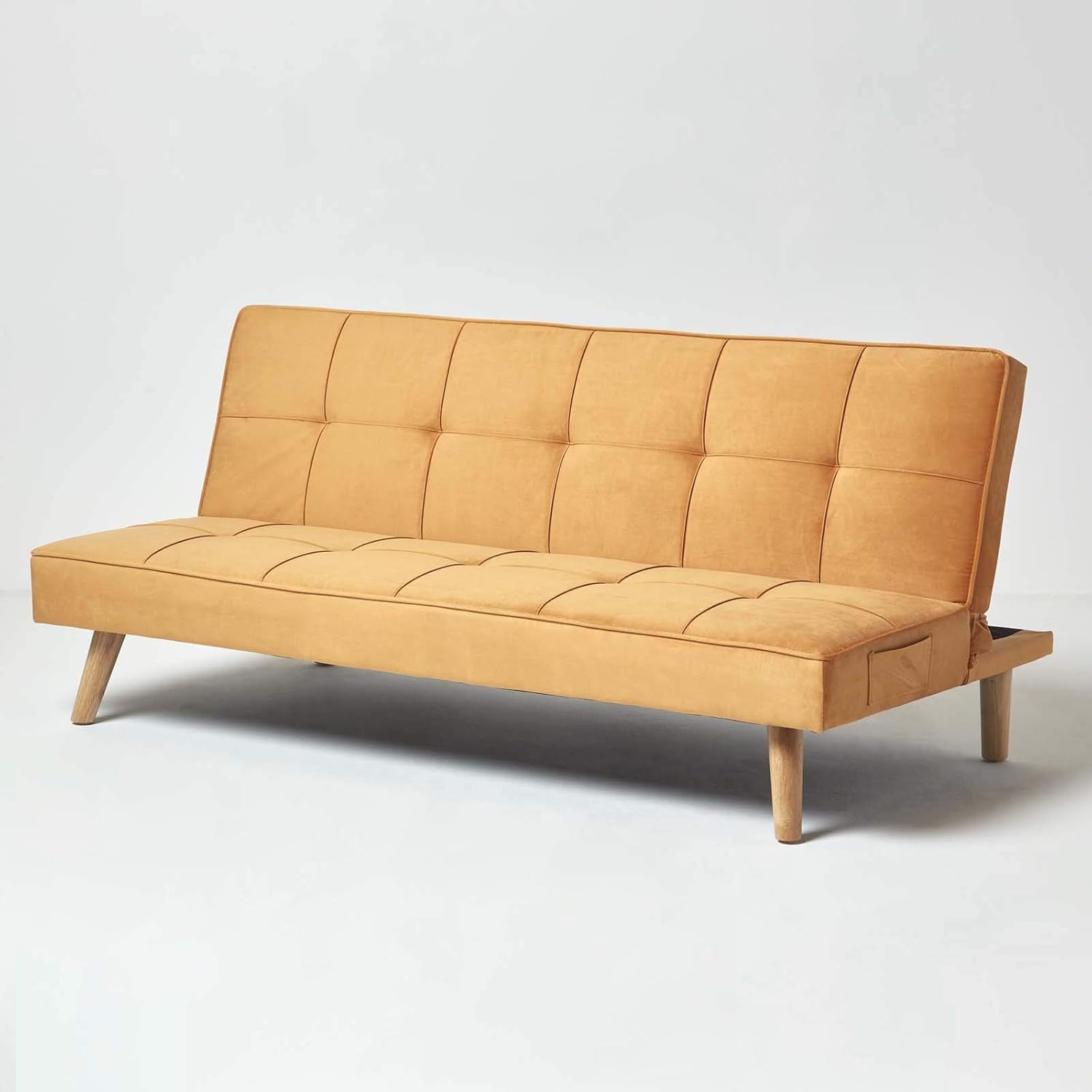 Naklua Click Clack Sofa Bed - Gold – Chair Beds UK