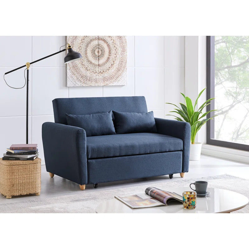 Terrill Sofa Chair Bed in Navy Colour - Chair Beds UK