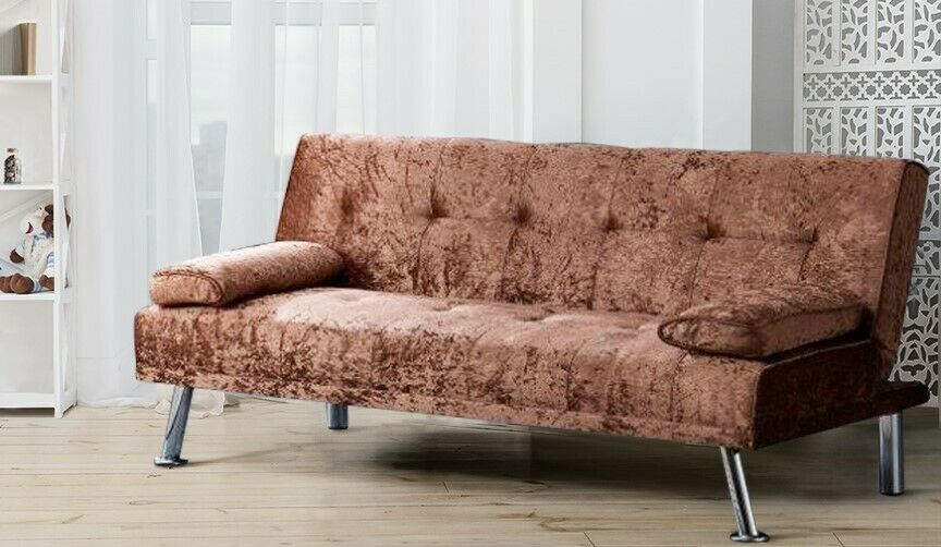 Masalla Click Clack Sofa Bed in Brown Color | Chair Beds UK